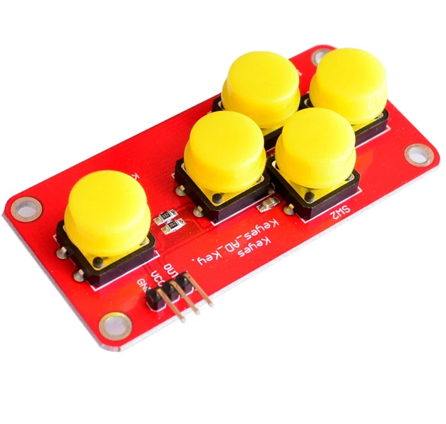 For Arduino Ad Keyboard Electronic Blocks Simulate Five Key Module