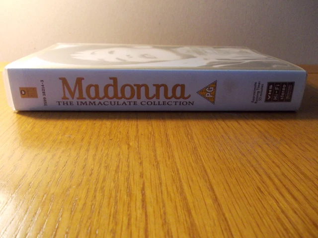 VHS MUSIC VIDEO, Madonna The Immaculate Collection on Warner Bros 7599 ...