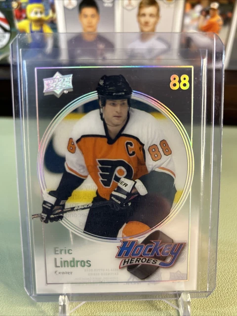 ERIC LINDROS 2023-24 Volanti HOCKEY HEROES ponte superiore serie estesa ...