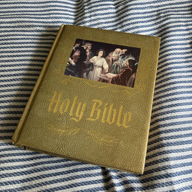 HOLY BIBLE MASTER Reference Edition Heirloom Red Letter Large 60’s/70’s ...