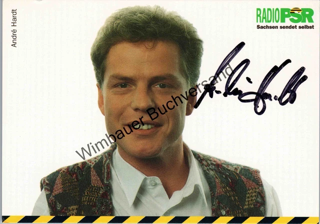ORIGINAL AUTOGRAMM ANDRÉ Hardt Radio PSR /// Autogramm Autograph ...
