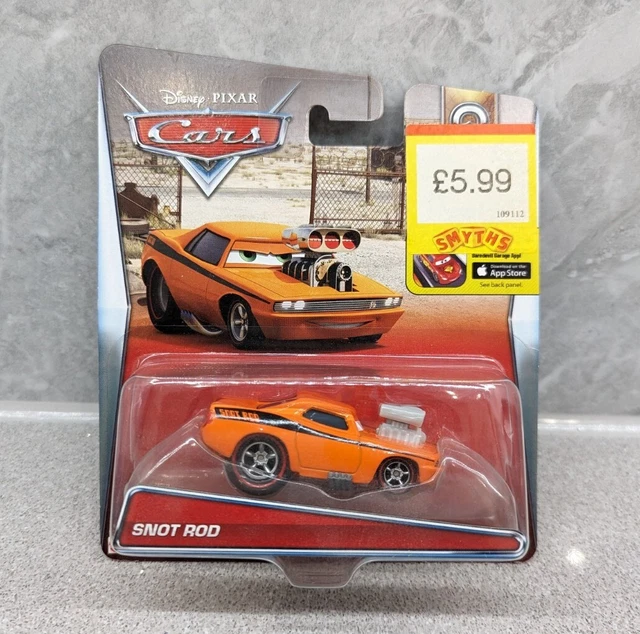 DISNEY PIXAR CARS Snot Rod Mattel 1:55 Scale BNIB Boy Racer Orange £11. ...