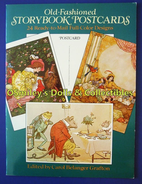 OLD-FASHIONED STORYBOOK POSTCARDS 1985 Full Color/Ready Mail CAROL ...