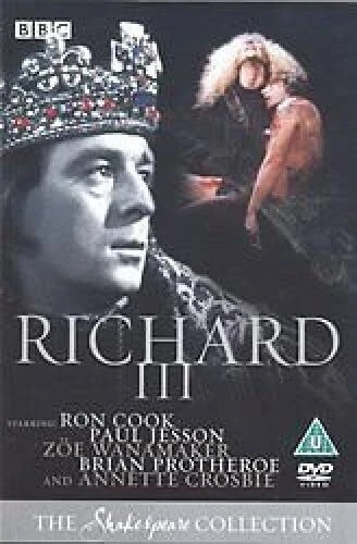 RICHARD III, FULL DVD, BBC Shakespeare, Ron Cook - NEW- Zoe Wannamaker ...