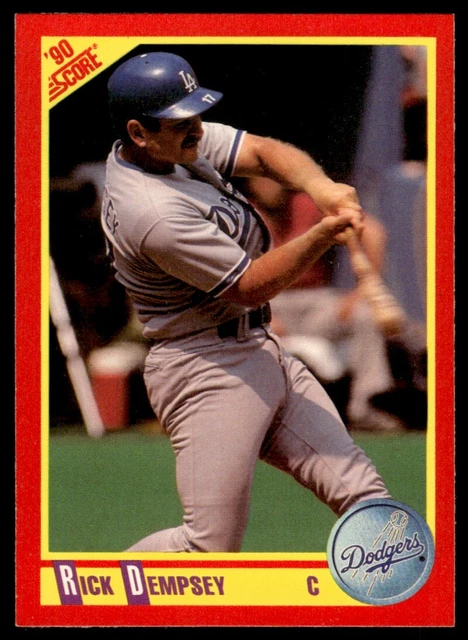 1990 SCORE #414 Rick Dempsey Dodgers de Los Angeles EUR 1,55 - PicClick FR