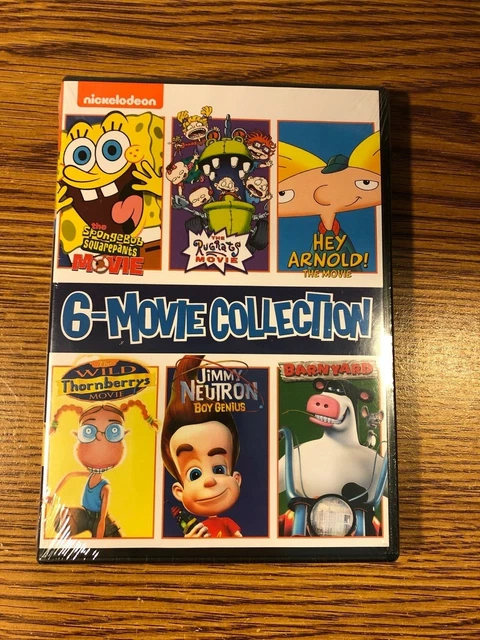 NICKELODEON 6-MOVIE COLLECTION DVD NEW SEALED Spongebob Rugrats Hey ...