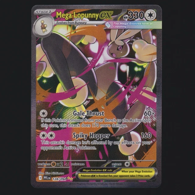 MEGA LOPUNNY EX 128/094 Phantasmal Flames SIR Eng Pokémon TCG MINT 🔥 $105.00 - PicClick AU