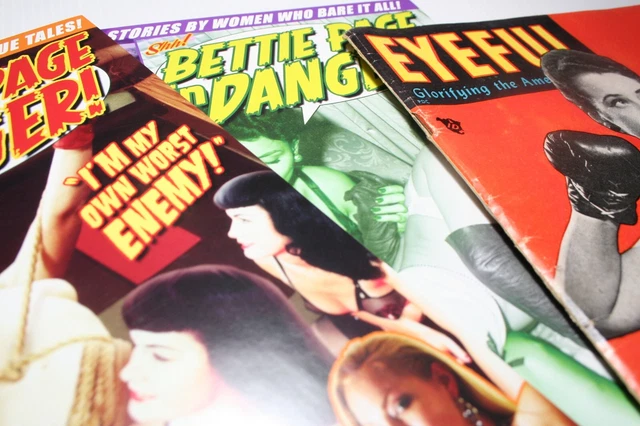 VTG EYEFUL FEBRUARY 1951 PinUp Girl Magazine + Bettie Page in Danger ...