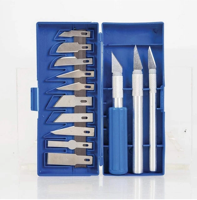 SCALPEL CUTTER DE précision avec 6 lames EUR 5,92 - PicClick FR