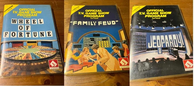 ALL THREE GAMES! Wheel of Fortune, Jeopardy, Family Feud - Commodore 64 ...