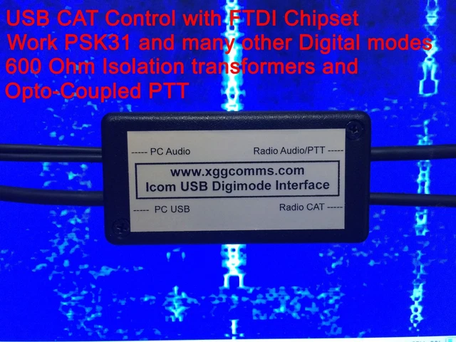 INTERFACE ICOM USB CAT et PSK31, FT8, JT9, JT65 - Version Din 8 et 13 ...