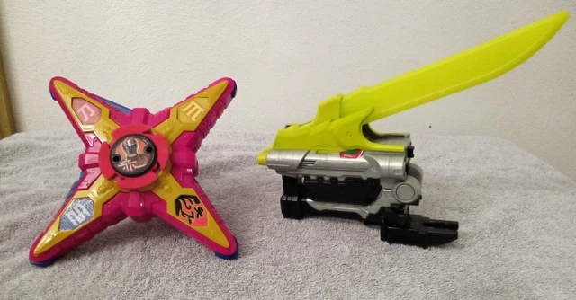 POWER RANGERS DINO Charge Saber Ninja Steel Morpher Weapon Lot Bandai ...