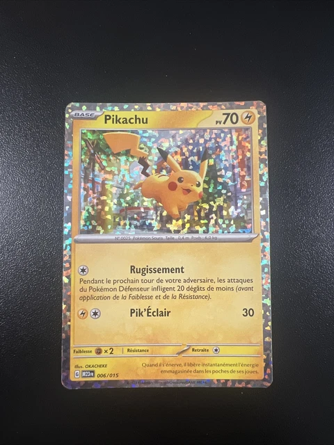 CARTE POKEMON PIKACHU 006/015 - Holo - McDonald’s 2023 FR EUR 8,90 ...