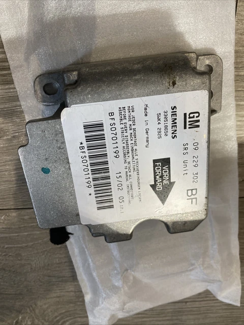 VAUXHALL ASTRA G Mk4 Air Bag Airbag ECU Control Module 2002 2003 ...