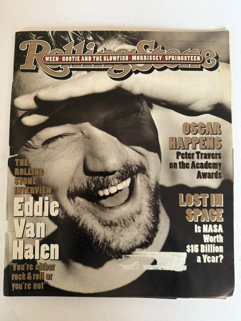 EDDIE VAN HALEN Rolling Stone Magazine Issue #705 April 6, 1995 ...