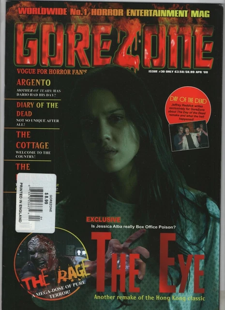 GOREZONE MAG THE Eye Jessica Alba The Rage argent #30 avril 2008 ...