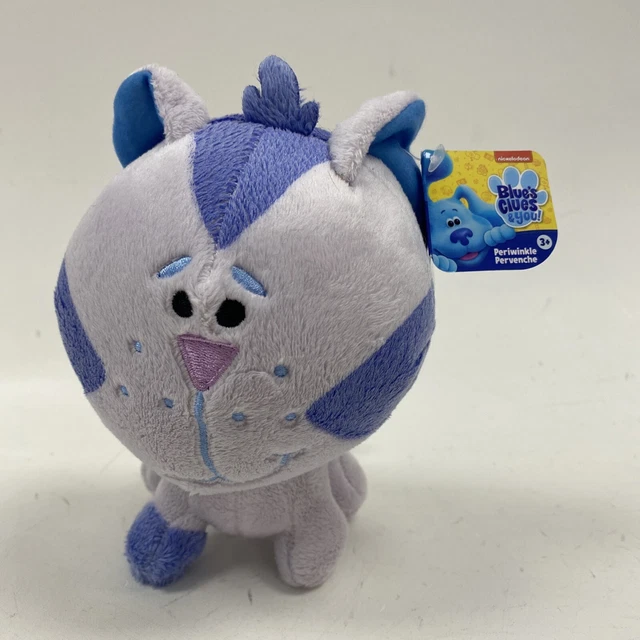 BLUE'S CLUES & You Periwinkle Cat Plush Stuffed 6" Tall Nick Jr New ...