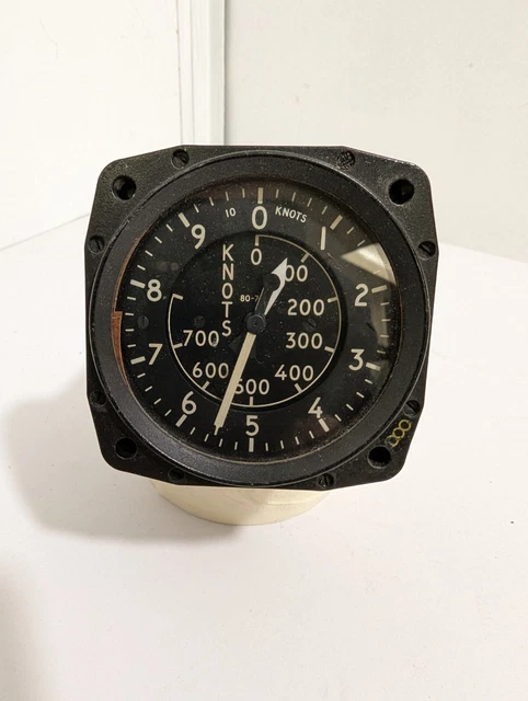 SMITHS INDUSTRIES AIR Speed Indicator Knots Display Aircraft Aviation ...