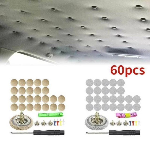 60PCS CAR ROOF Lining Liner Repair Kit Fix Sagging Headliner Pins ...
