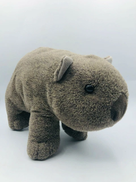 WILD REPUBLIC CUDDLEKINS Australian Wombat Brown Plush Soft Stuffed Toy ...