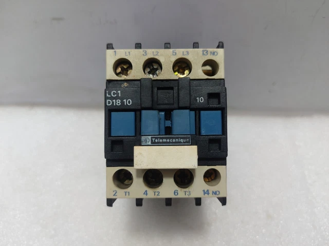 TELEMECANIQUE LC1D1810 CONTACTOR 220-230V 50Hz / 220-240V 60Hz EUR 65 ...