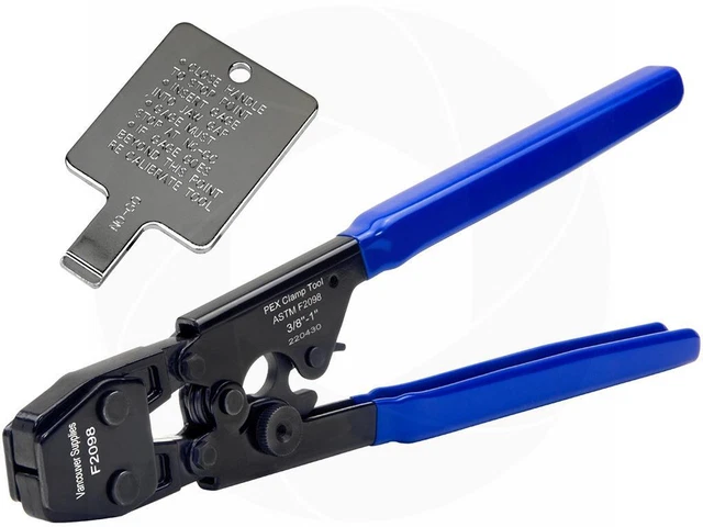 PEX PIPE CINCH Crimping Tool Crimper For Stainless Steel Clamps Joints ...