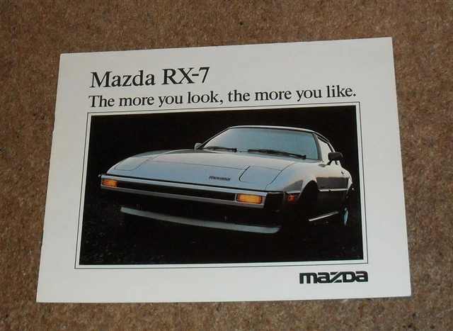 MAZDA RX7 - Brochure Mk1 1980 - Mercato canadese RX7 EUR 3,47 - PicClick IT