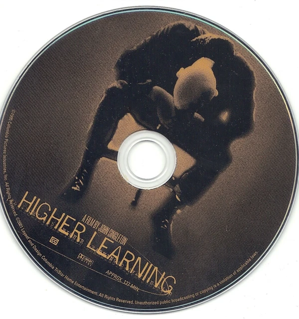 HIGHER LEARNING (DVD, 1995) DISC ONLY SHIPS FREE NO TRACKING $2.00 ...