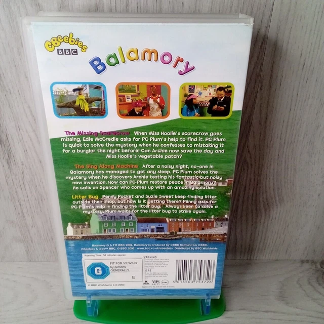 BALAMORY MYSTERIES WITH Pc Plum Vhs Tape Rare Retro Movie Series Kids ...