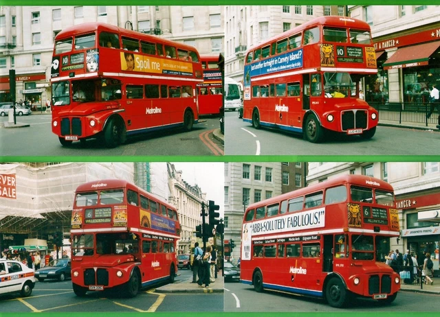 4 LONDON BUS Photos ~ Metroline - AEC RML Routemasters on Routes 6 & 10 ...