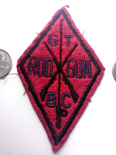 1950S-60S G.T. Rod & Gun Club B.C. Patch Badge Crest $39.00 - PicClick CA