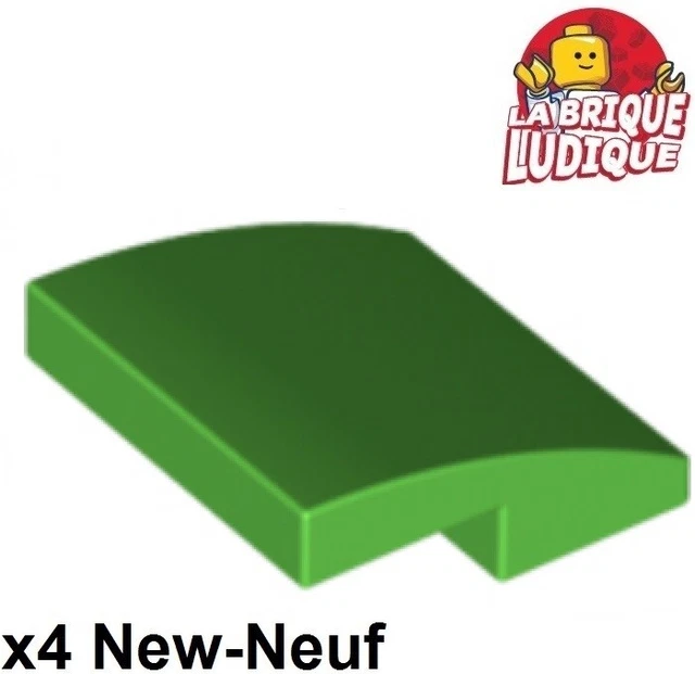 LEGO - 4X Slope Curved Gradient Curve 2x2 Light Green/Bright Green ...