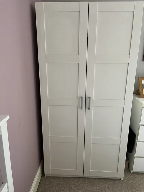 IKEA PAX DOUBLE wardrobe with Bergsbo doors 100 cm*60cm*200cm £45.00 ...