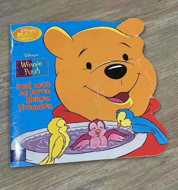 WALT DISNEY 1998 PUUH WINNIE the POOH German LANGUAGE BOOK # 16 1998 £7 ...