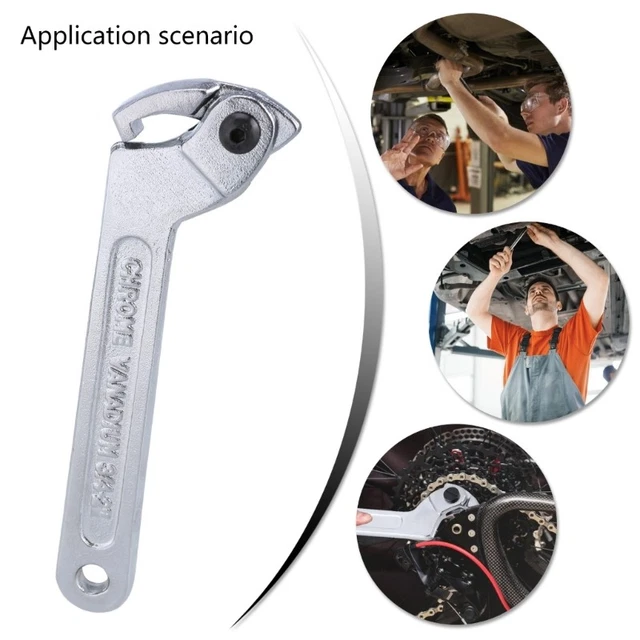 ADJUSTABLE WRENCHES MULTIFUNCTION Spanner Grip Universally Round Nut ...