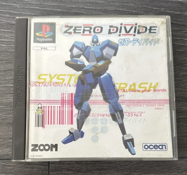 ZERO DIVIDE PS1 (COMPLETE) fighting rare Sony PlayStation black label £ ...