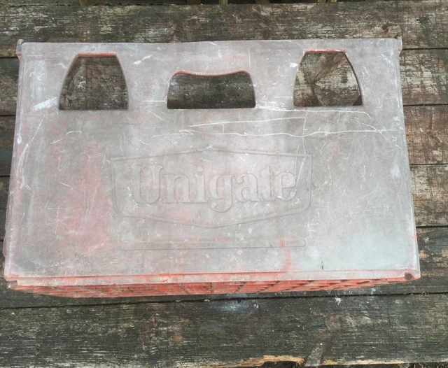 VINTAGE UNIGATE MILK Crate Box £10.99 - PicClick UK