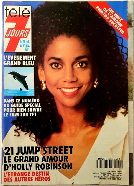 TÉLÉ 7 JOURS N°1639 Du 26/10 Au 01/11/1991 : 21 Jump Street / Grand Bleu [Tbe] EUR 5,90 ...