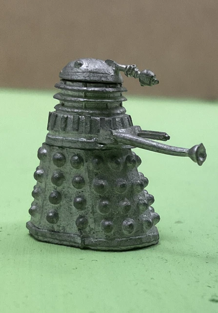 DOCTOR WHO VINTAGE Dalek 25mm White Metal Citadel Miniatures 1985 £8.99 ...