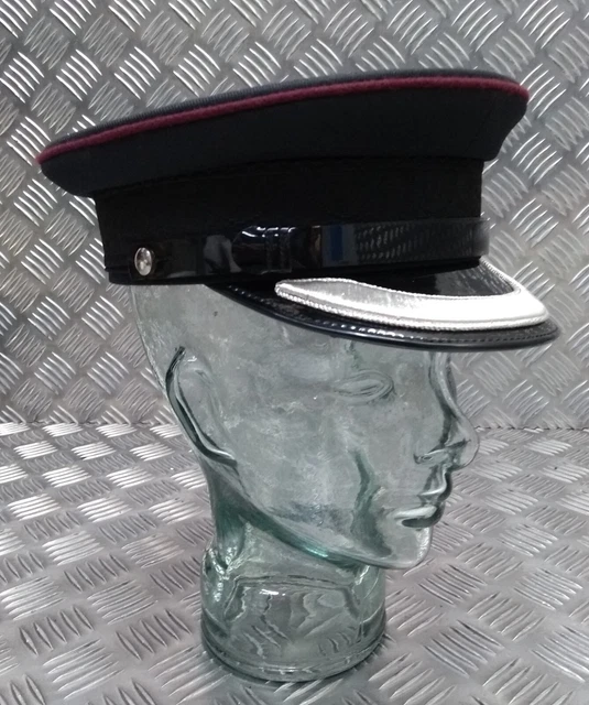 QATAR SERVICE HAT Officers Issue Peaked Cap Uniform Dress Visor Cap ...