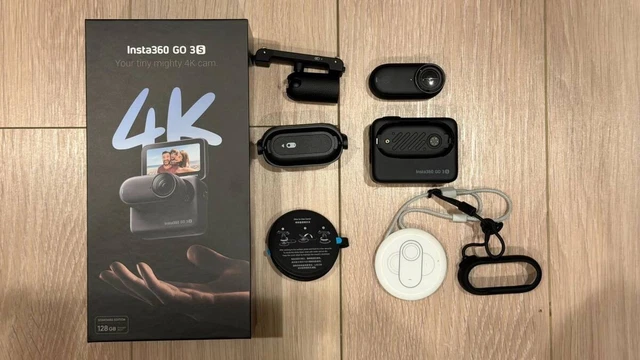 INSTA360 GO 3S 128GB Action Camera Midnight Black Accessories Included $669.76 - PicClick CA