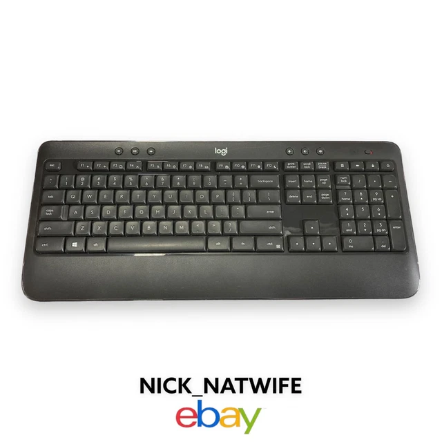 CLAVIER SANS FIL avancé Logitech K540 noir grandeur nature anglais ...