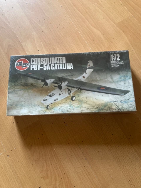 VINTAGE AIRFIX NEW CONSOLIDATED PBY-5A CATALINA SERIES 5 MODEL KIT - 1: ...