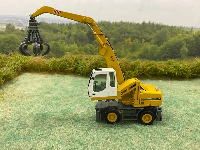 NZG LIEBHERR 316 scrap grab handler excavator digger 1:50 construction ...