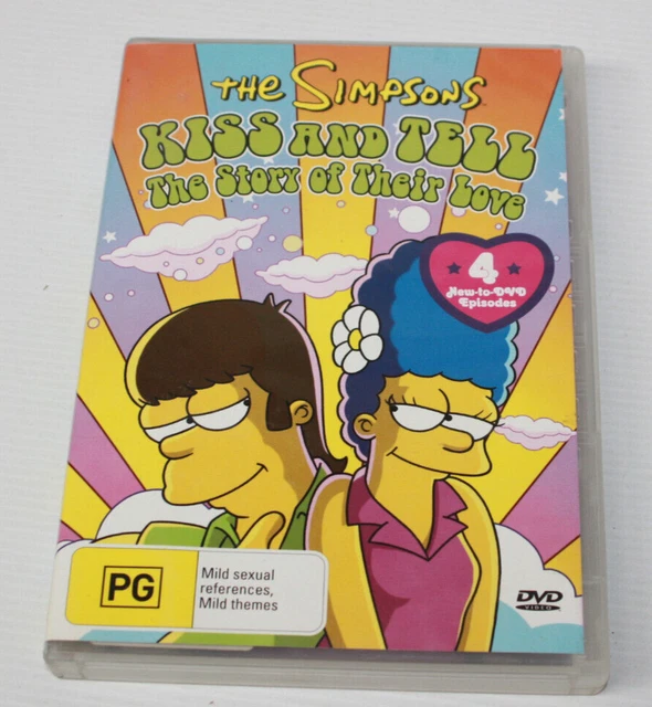THE SIMPSONS DVD Kiss and Tell The Story of Their Love 2006 R4 i46 $11. ...