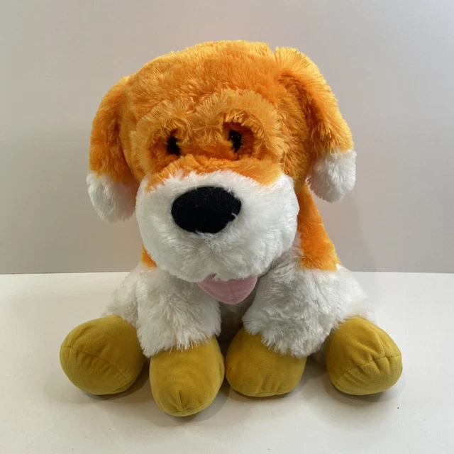 BUTLINS SKYLINE GANG Large Rainbow Dog Plush Soft Toy 14” Orange ...