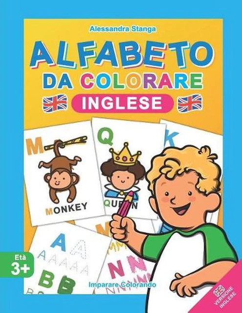 ALFABETO DA COLORARE (INGLESE) by Alessandra Stanga (Italian) Paperback ...