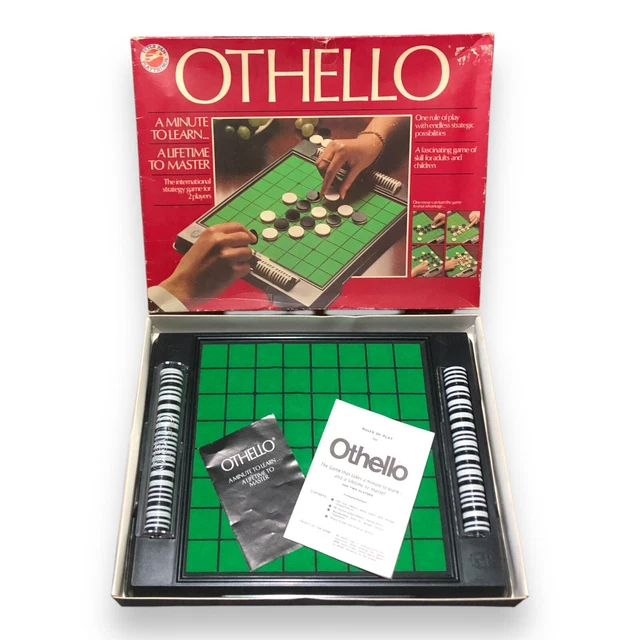VINTAGE OTHELLO STRATEGY Board Game - 1970s 100% Complete £9.82 ...