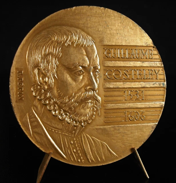 MÉDAILLE GUILLAUME COSTELEY musicien compositeur Renaissance music ...