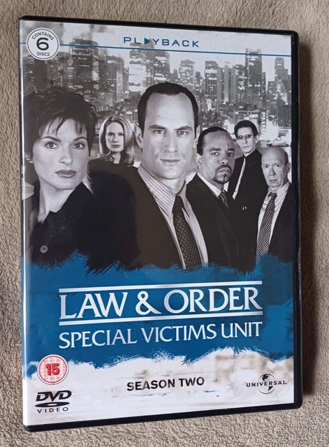 LAW AND ORDER SPECIAL VICTIMS UNIT complete season 2 Series Two UK DVD ...